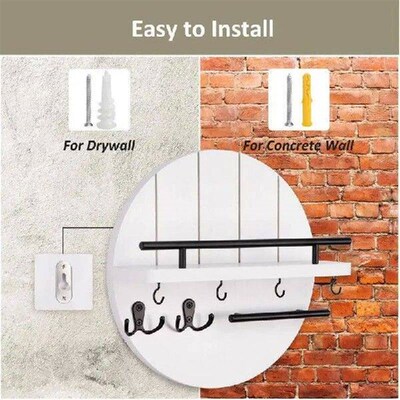 Wall Mount Key Holder Key And Mail Organizer Rack 11.8 Inch