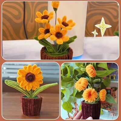 100pcs chenille stems diy materials pipe cleanerV children