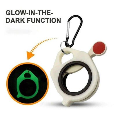 Portable Wire Ties Keeper Fluorescent Cable Tie Organizer