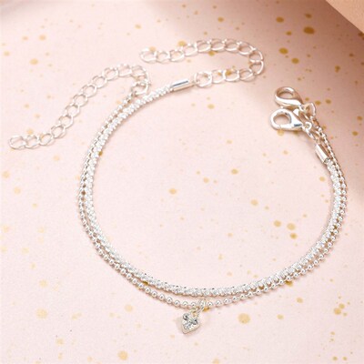 New Ins Sparkling Double Layer Brlet Cold Wind Design Feelin