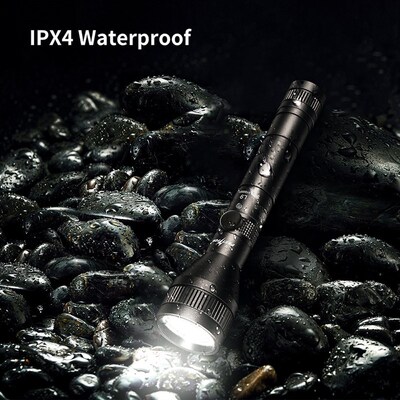 PEETPEN L9 USB Rechargeable LED Flashlight Pocket Torch 4 Mo