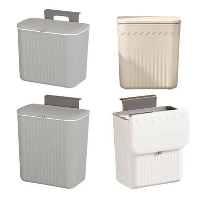 Hanging Kitchen Waste Compost Bin with Lid Waste Sorting