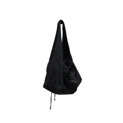 Crossbody Bag Black Nylon Cloth Bag Coat Casual Super Cool L