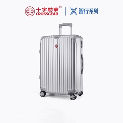 CROSSGEAR十字勋章瑞士军刀202468寸男生大容量拉杆旅行李密码箱