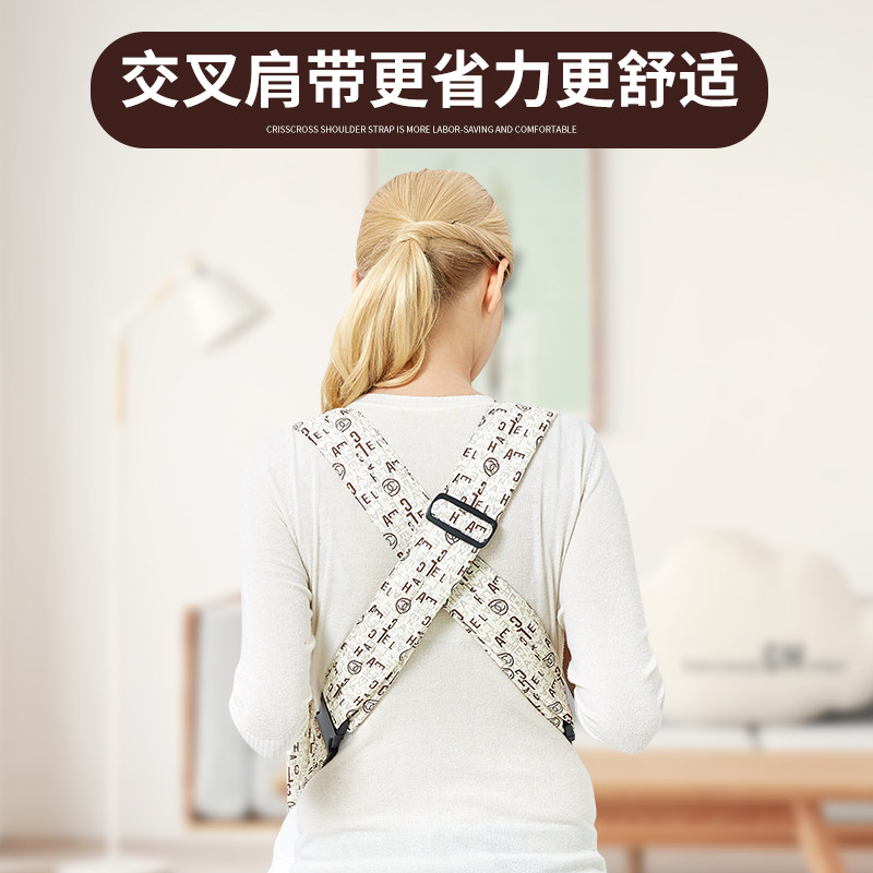天而传统婴儿背带四爪老式后背式背孩子背带前抱式宝宝背袋透气夏