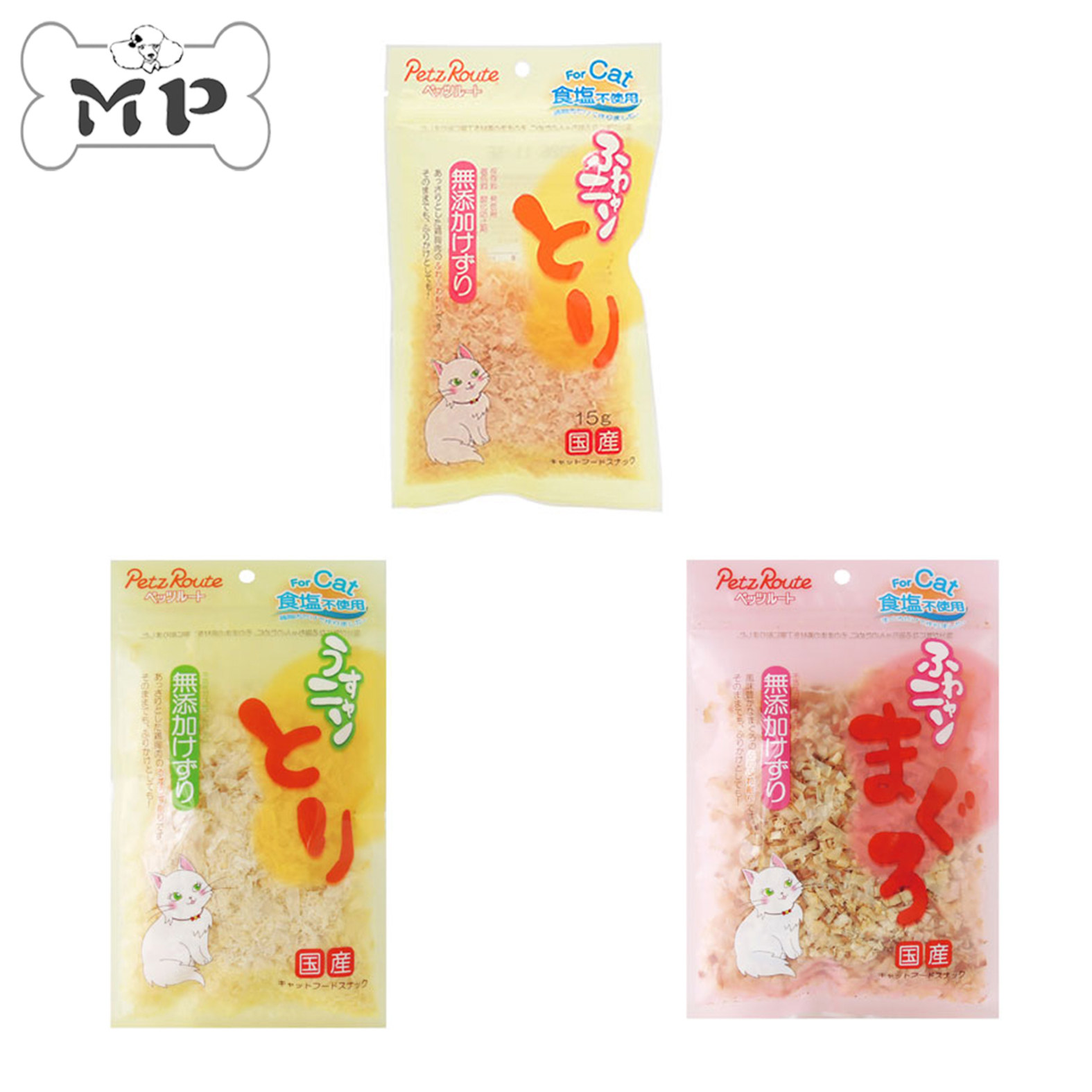 『Memory Pet』日本代购Petz Route宠物猫松软鸡肉金枪鱼薄片零食