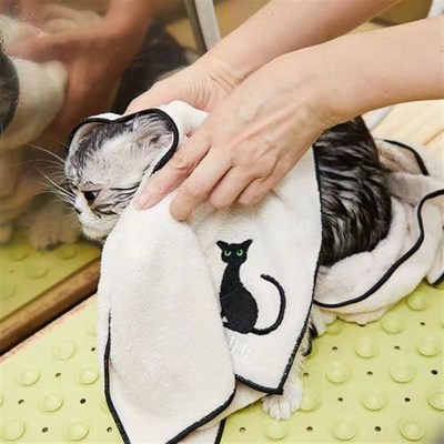 塞拉宠物  APDC宠物超力吸水速干擦干超细纤维狗狗猫咪洗澡浴巾