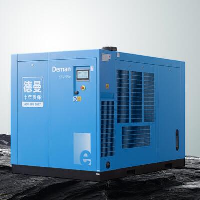 Deman螺杆式变频空压机永磁双级压缩机55kW十年质保工业专用