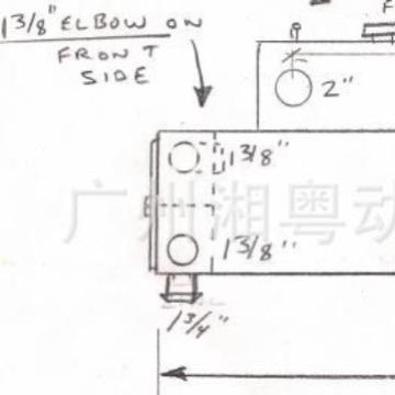 进口康明斯 VT-555-M 热交换器 EXCHANGER HEAT