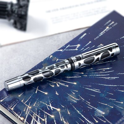 意斯华 Asvine M169 超大容量吸墨器笔杆灌墨两用式金属镂空钢笔