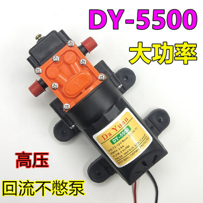 12V农用电动喷雾器水泵直流自吸式高压微型隔膜果树打药泵大功率