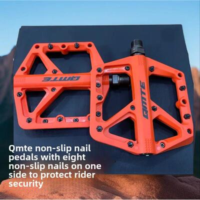 奇美特下坡软尾Am土坡街道攀爬自行车Qmte踏板彩色尼龙防滑超轻钉