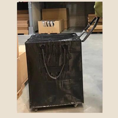 买菜包国产瑞士HULKEN浩肯包jennie同款折叠拖轮大容量行李购物包