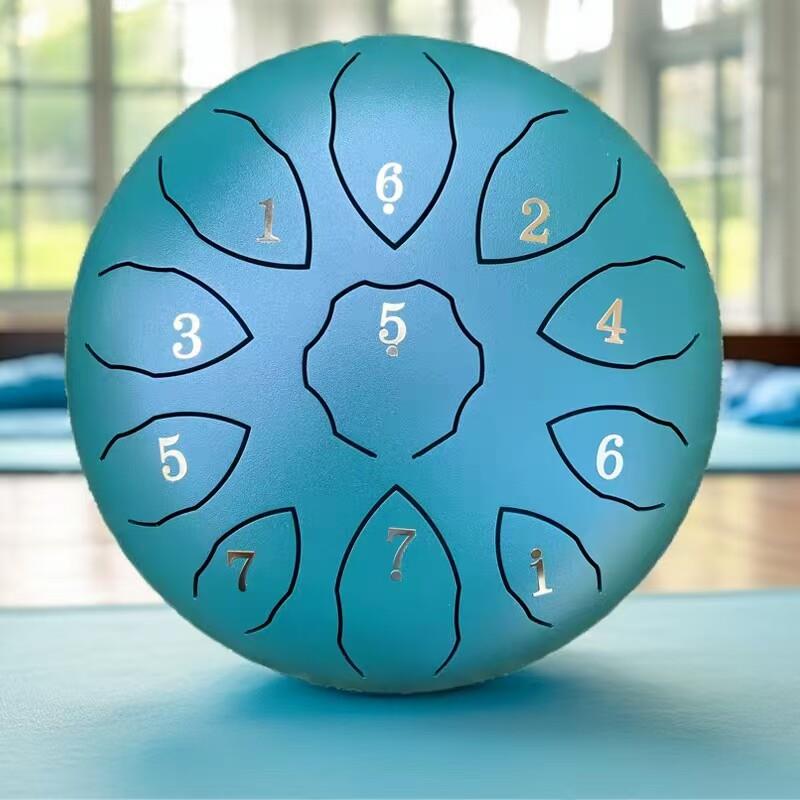 8寸11音空灵鼓6寸11音C调钢舌鼓学生学校儿童击打乐器3寸空灵鼓