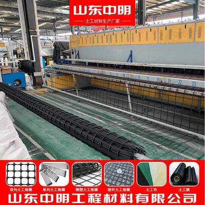 GZ钢土塑工格S栅路基护坡加强8WMV0KN挡土墙加筋GSG双向复土工格