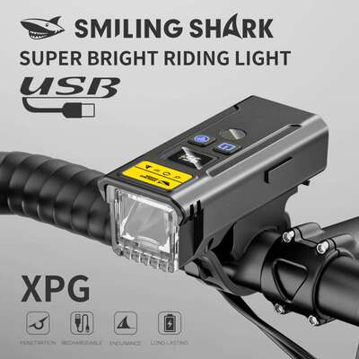 Outdoor bicycle headlight strong light night riding equipmen