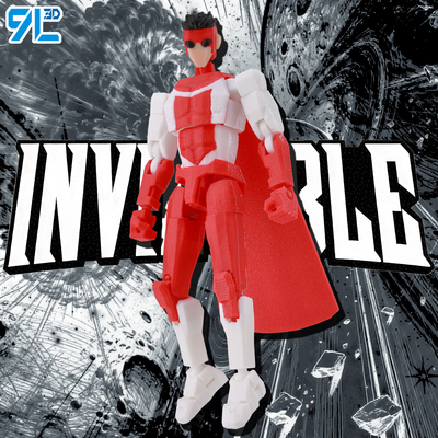 动画版全能马克9L3D打印无敌少侠手办多关节可动人偶玩具幸运T13