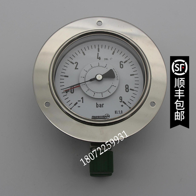 现货DIR100双针双管差压表-1...9bar德国Hengesbach全新原装正品