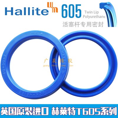 Hallite赫莱特H605 液压油封 50 53*57 60 63 65 70*7 8 10 11 13