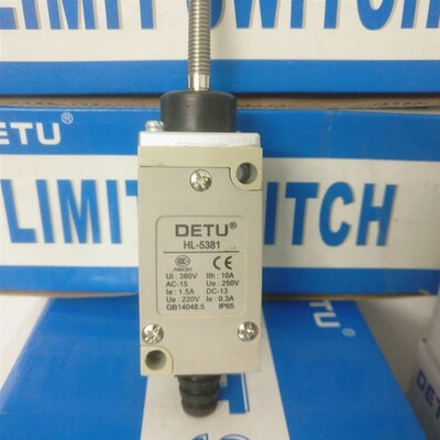 德图电气DETU 限位行程开关 HL-5381 长弹簧摆臂型
