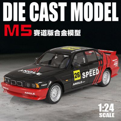 建元合金汽车24宝马M5古典赛车