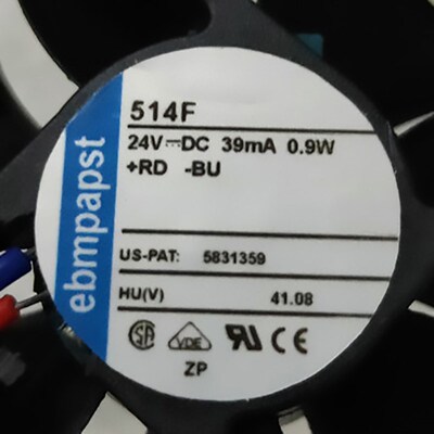 514F 24V 0.9W 39mA 原装德国ebmpapst 5015 变频器风扇 德国进口