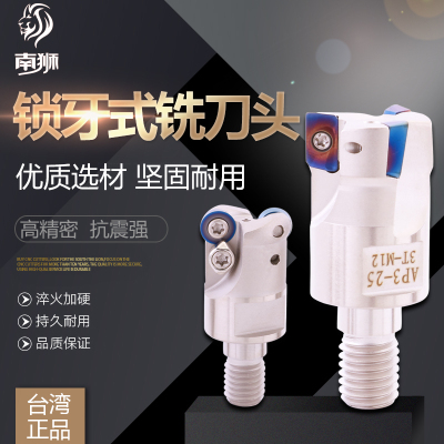南狮台湾抗震锁牙式EMR圆鼻可换式刀头300R400R17R0.8cnc加工中心