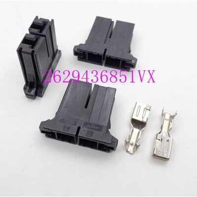 AMP D-5 Y 2孔插头 2-179958-2 可直接拍 2-179958-2