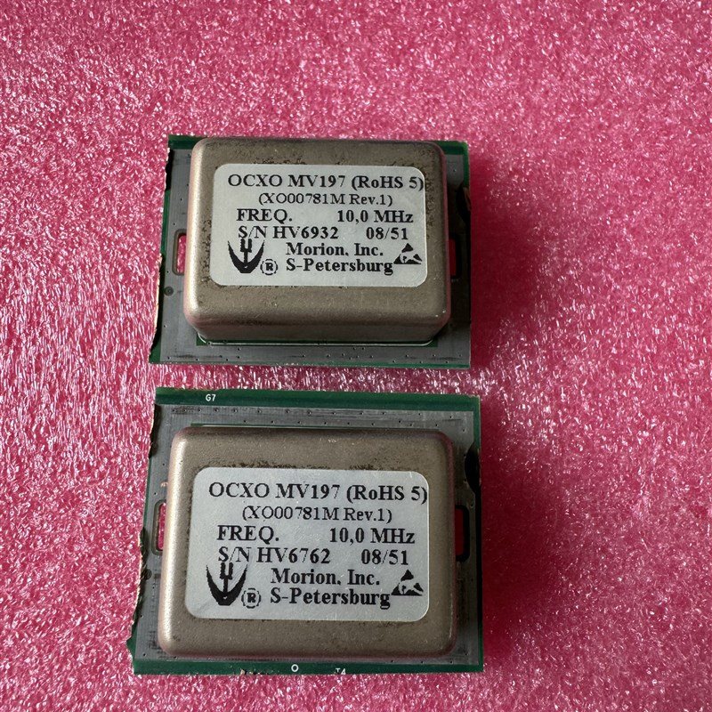 恒温晶振OCXO MV197 10.0MHZ 方波12V拆机带板带保护罩壳