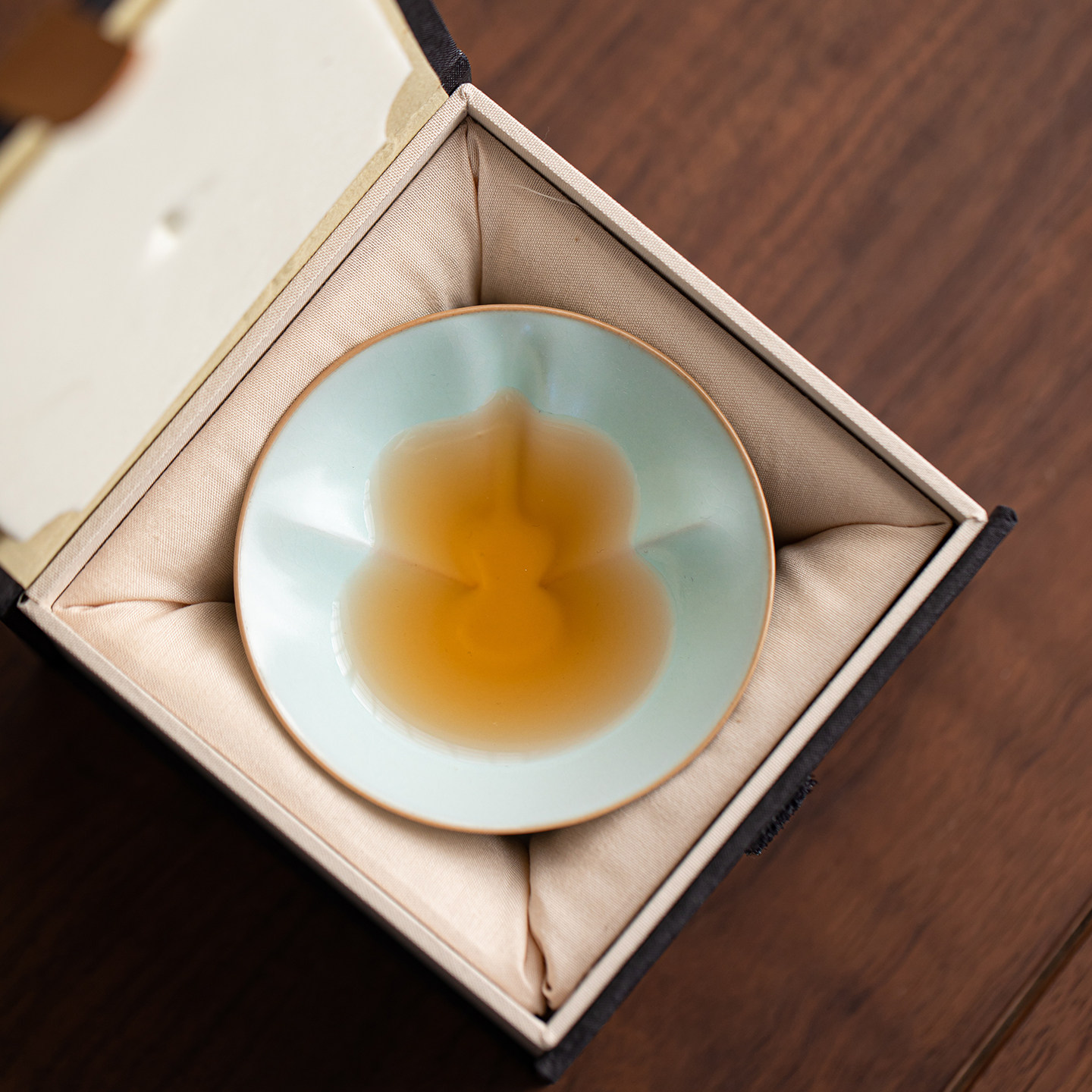 汝窑福禄杯陶瓷特别主人杯新款家用创意葫芦喝茶杯斗笠杯功夫茶具