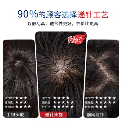 假发女全头套短卷发真发夏中老年自然假发套妈妈款假头套发丝蓬松