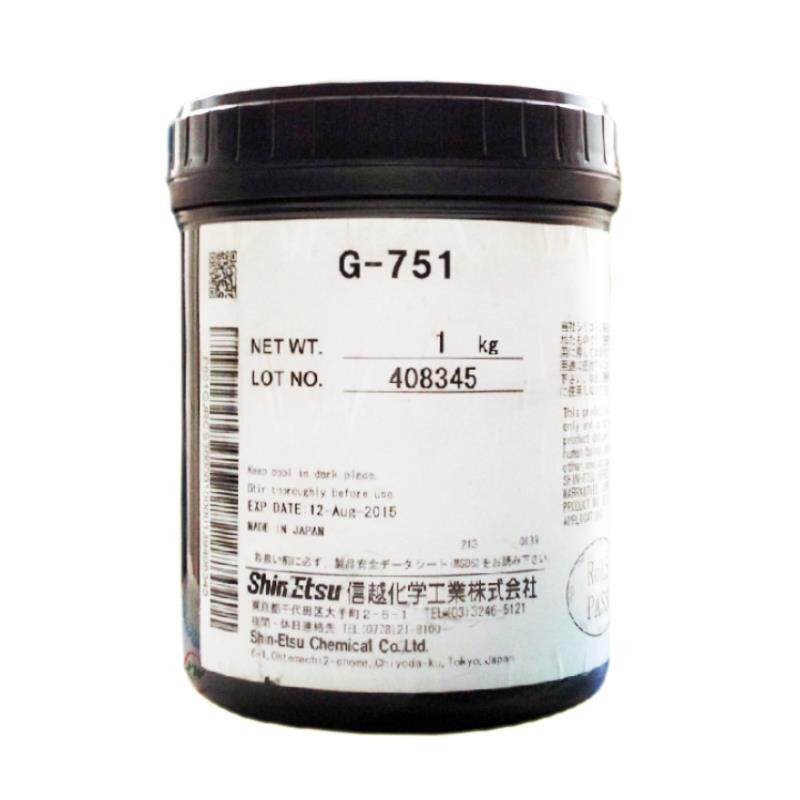 日本进口信越g-751导热膏 散热硅脂 cpu显卡硅胶黄金硅脂 1kg装