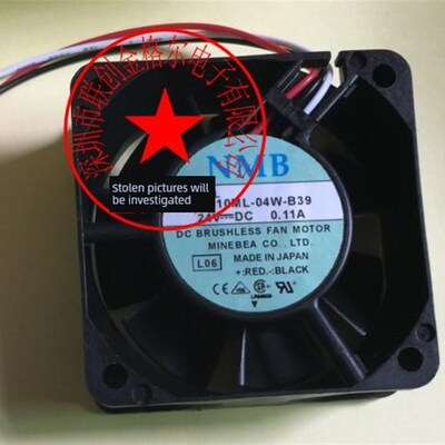 2410ML-04W-B39 24V 0.11A 三线 原装正品 60*60*25 轴流风扇