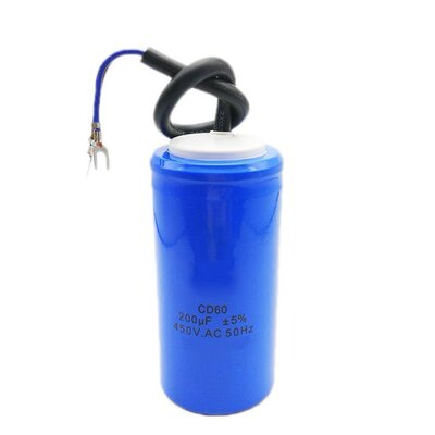 CD60电容 200uF 450V 交流电动机启动电容器 运行水泵电容