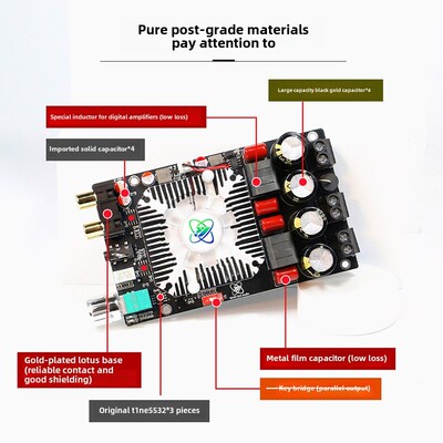 Tpa3251发热级高保真数字功率放大板Dc12-36V