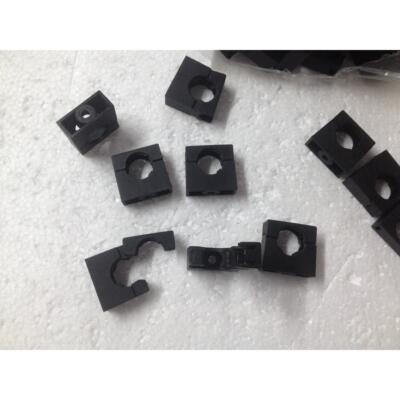 AD54.5尼龙波纹管带盖支架专用固定座软管带盖支架马鞍卡座管夹座