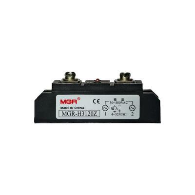 MGR-H3120Z 120A 工业级交流固态继电器 基本型负载电压30-480VAC