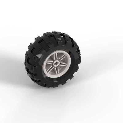【1KG起订】积木乐兼容高56145科技零件车轮毂30X20mm55976