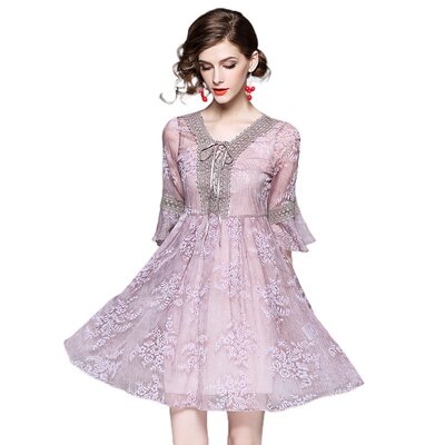 奈昕让您穿着漂亮个性化私人订制 32312 夏季短裙淑女两件套印花