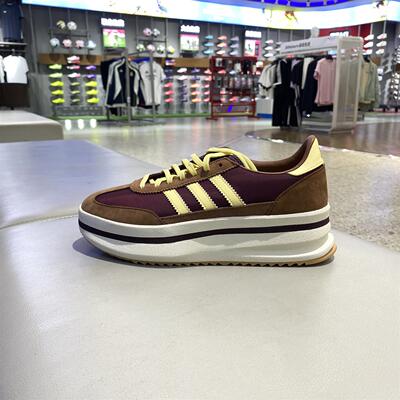 阿迪达斯女SL 72增高厚底防滑耐磨运动休闲鞋运动鞋JQ6420 JR0915