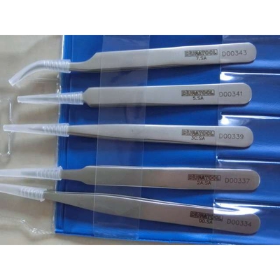 DURATOOL D00349 抗磁镊子 5件套 不锈钢体 不锈钢尖