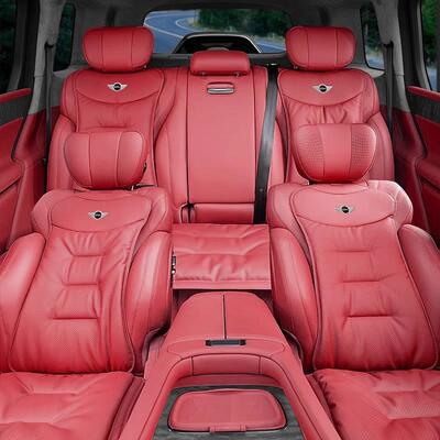 适用迷你汽车Mini坐垫JCW F56 R55 R56 F55透气四季通用坐垫靠垫