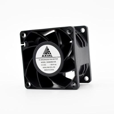 Axial12v24v6038直流防水散热风扇可替Nidec60x60x38mm双滚珠风扇