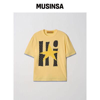 GARMENTS FAB 嗨，条纹分层T恤（黄色） MUSINSA韩国官网直邮进口