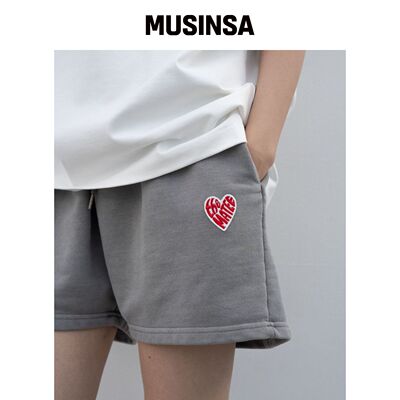 THEMATEE 灰色染色短裤 MUSINSA韩国官网直邮进口