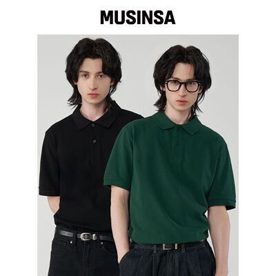 UNTAPPED STUDIO 棉质Polo领短袖T恤 5色 MUSINS韩国官网直邮进口