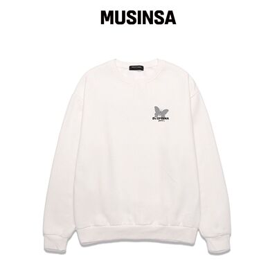 OUSE MINI BUTTERFLY 运动衬衫 (DLS019) 白色 M韩国官网直邮进口