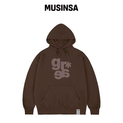 GRAVER [UNISEX]GRAE-S 连帽卫衣_棕色韩国官网直邮进口