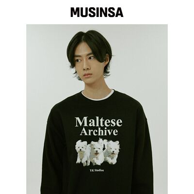 WAIKEI MALTIZ ARCHIVE 运动衬衫 VLACK MUSINSA韩国官网直邮进口