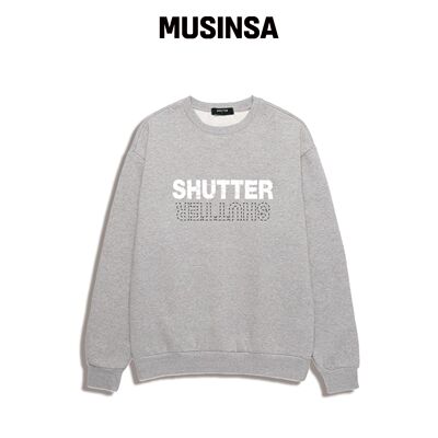 SHUTTER STITCH LOGO 宽松版型运动衬衫 (STLS00韩国官网直邮进口